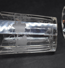 Pair of 19th Century Flint/Lead Glass Engraved Cups w/ Applied Handles ...