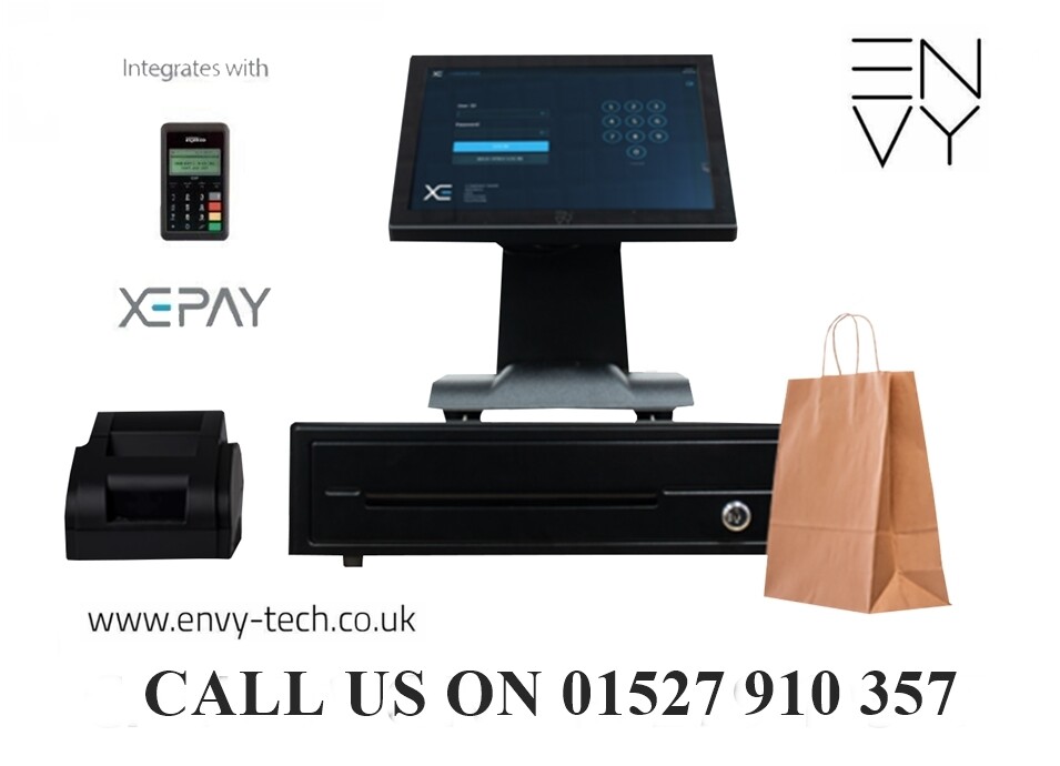 POS New 15" AIO EPOS Till System and Card Terminal Restaurants ...