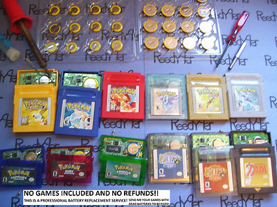 *BEST* GAME SAVE BATTERY REPLACEMENT REPAIR SERVICE Fix NES SNES N64 ...