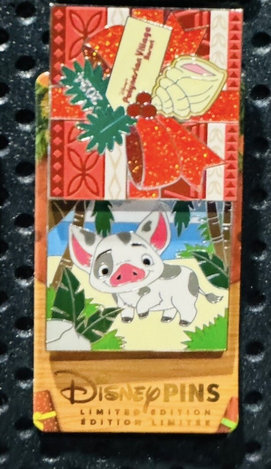 2024 Disney Parks Happy Holidays Polynesian Resort Pin Moana Pua | eBay