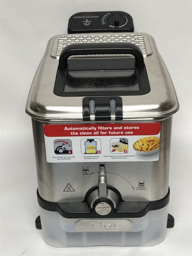 T-Fal FR800050 Ultimate EZ Clean Pro Stainless Steel Immersion Deep ...