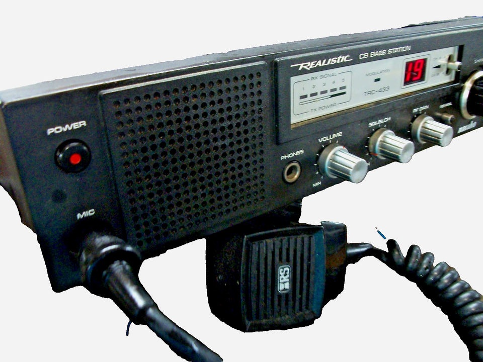 Vintage Realistic Navaho CB Radio Base Station TRC-433 With Microphone ...