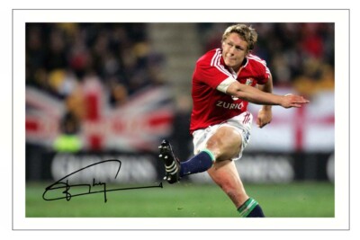 JONNY WILKINSON Signed Autograph PHOTO Fan Gift Print RUGBY British ...