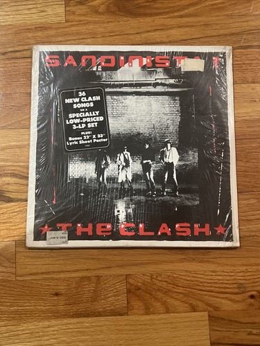 The Clash - Sandinista Original Vinyl 1980 Epic 3LP in Shrink w Hype ...