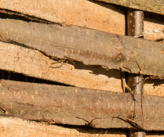 Woven Hurdle Fence Panel Wooden Split Hazel 6ft Natural Garden Fencing ...