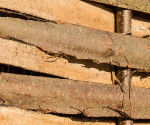 Woven Hurdle Fence Panel Wooden Split Hazel 6ft Natural Garden Fencing ...