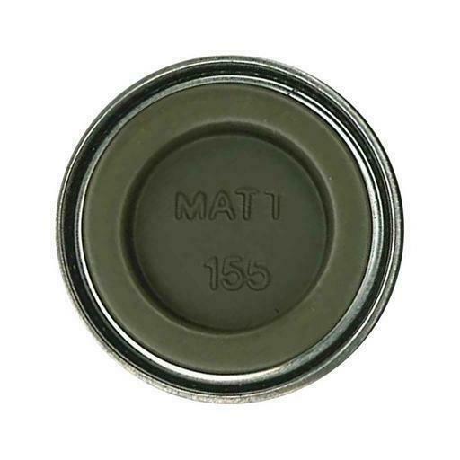 Humbrol AA1688 14ml No.1 Tinlet Enamel Paint - 155 Olive Drab Matt for ...