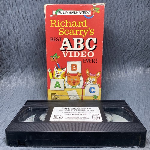 Richard Scarry's Best ABC Video Ever VHS Tape 1989 Fully Animated ...
