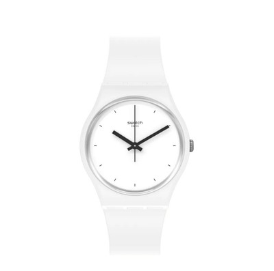 Swatch Worldhood Quartz Silicone Strap, Red, 16 Casual Watch Model ...