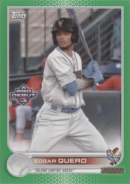 2022 Topps Pro Debut - Green #PD-162 Edgar Quero /99 (RC) for sale ...