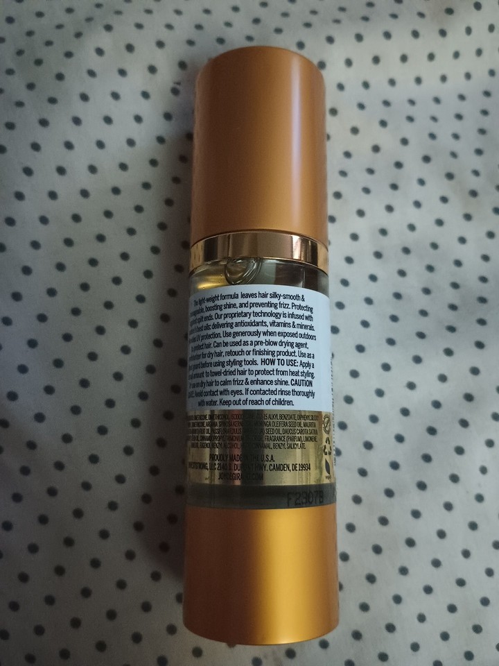 Joyce Giraud Pure 4 Hair Serum Heat Guard Protection UV Protection 1 oz ...