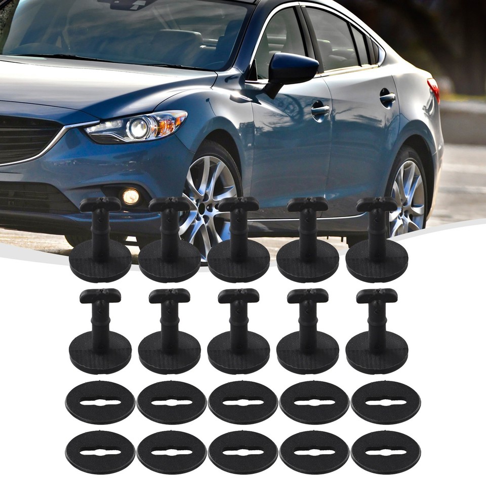 10PCS Carpet Mat Clips Rivets Retainer Clips Trim For E46/318I/325I/X3 ...