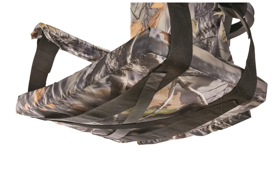 Deluxe Hunting Tree Stand Seat Folding Padded Chair 300 lb Capacity ...