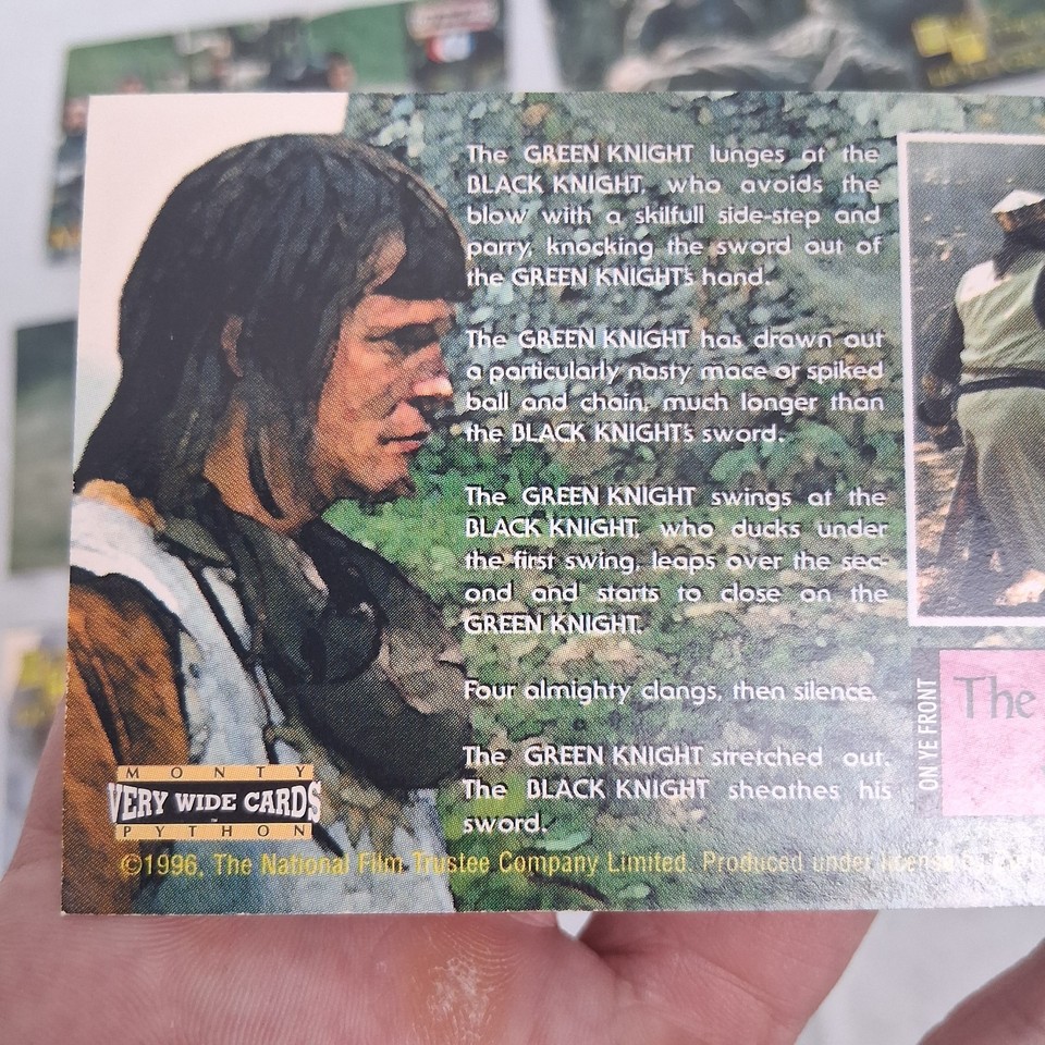 MONTY PYTHON and the HOLY GRAIL - VERY WIDE CARDS SET (72) - 1996 ...