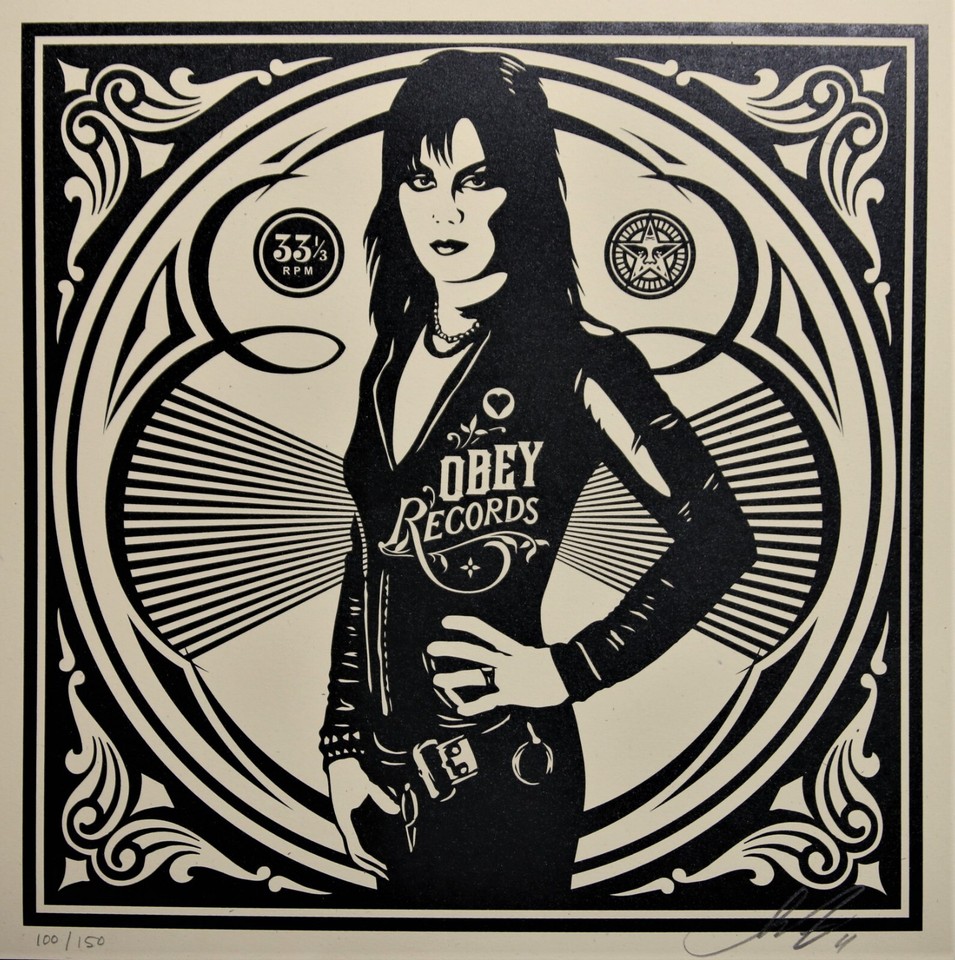 SHEPARD FAIREY hand signed Party At The Moontower ed/150 record 2011 ...