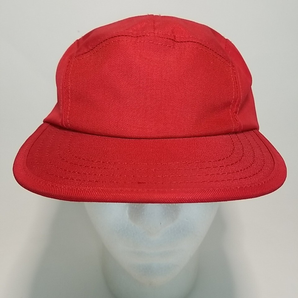 Brooks Brothers Red Fleece 5 Panel Red Nylon Cap Hat One Size ...