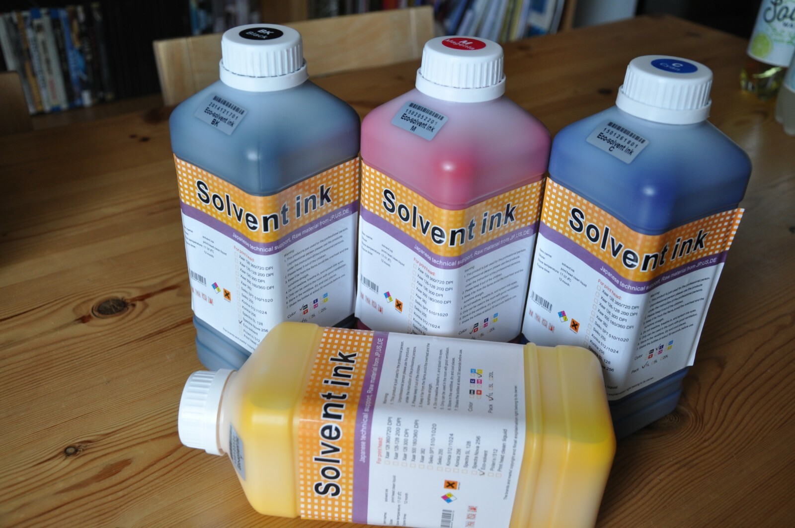 Eco Solvent Ink "4 Litter " For Eco solvent EPSON Heads Dx4,Dx5,Dx7 ...