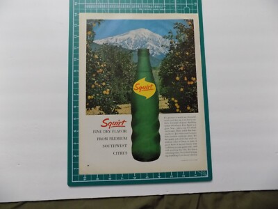1963 PRINT AD SQUIRT SODA SOUTHWEST FLAVOR LEMONS | eBay