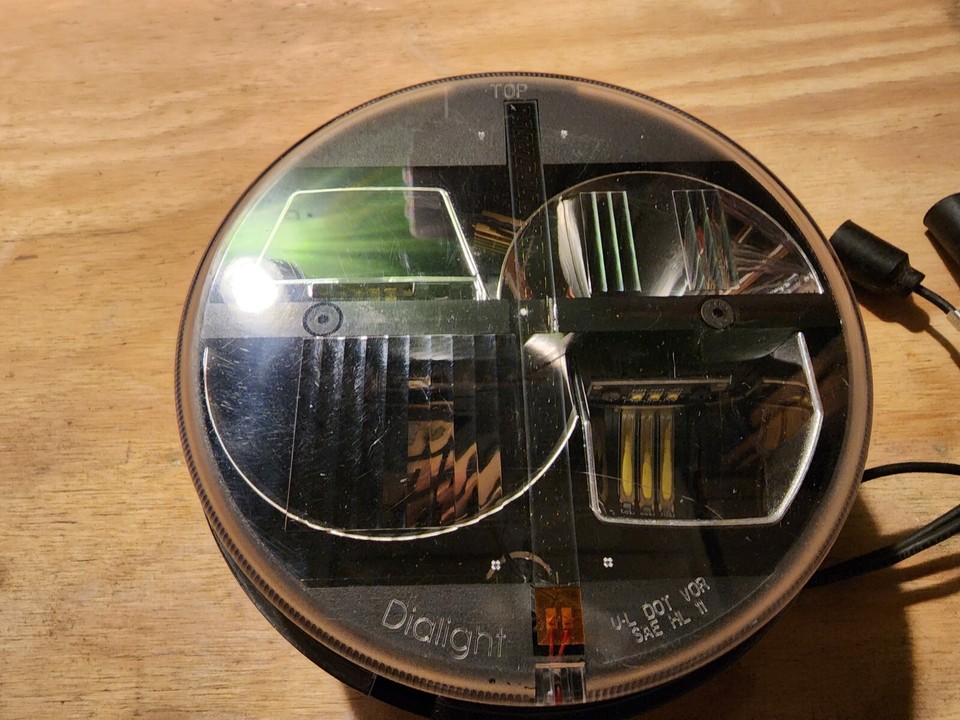 Dialight 7'' Bus, Dual Beam, Led Headlamp HLD734CM | eBay