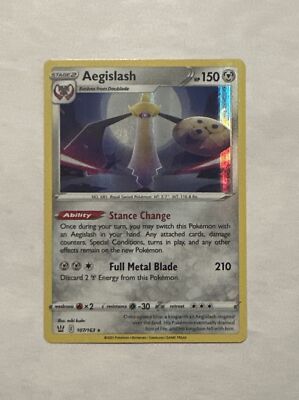 Aegislash 107/163 Battle Styles Holo Rare Pokemon Card | eBay