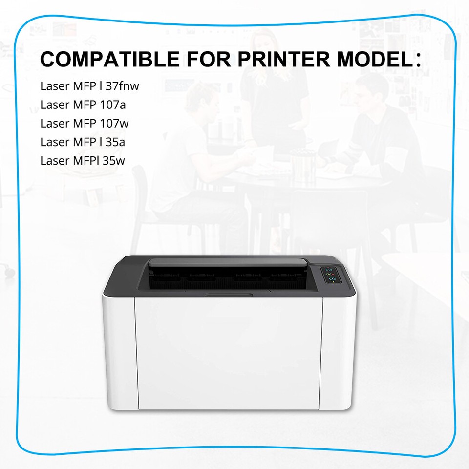 4 Pack Toner Compatible with HP W1105A 105A Laser MFP 137fnw 107a 107w ...