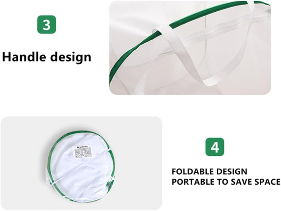 Outdoor Pop-Up Insect Butterfly Habitat Cage,Collapsible Mesh Cage ...