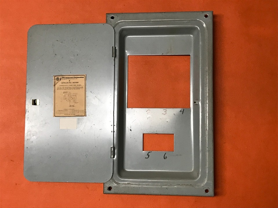 ITE Siemens Load Center Fuse Panel Cover 100 Amp Cat No. 1402S6P | eBay