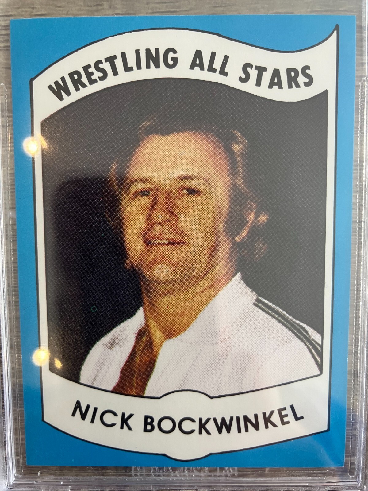 1982 PWE WRESTLING All Stars SERIES "A" #11 Nick BOCKWINKEL BGS 9! | eBay