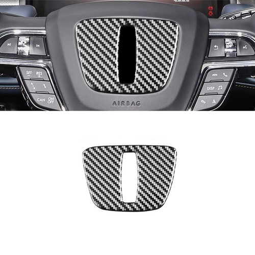 Carbon Fiber Car Steering Wheel Emblem Badge Sticker for 2021-2022 ...