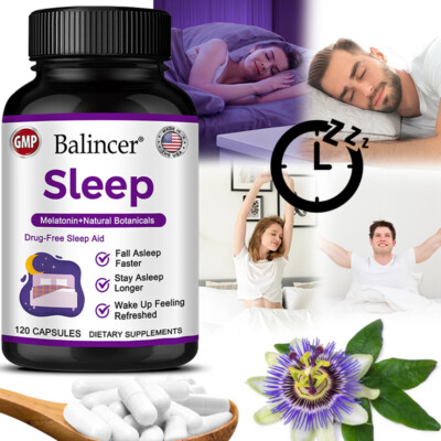 Sleep Capsules 630/60/120ct, Fall Asleep Fast & Stay Asleep, Sleep ...