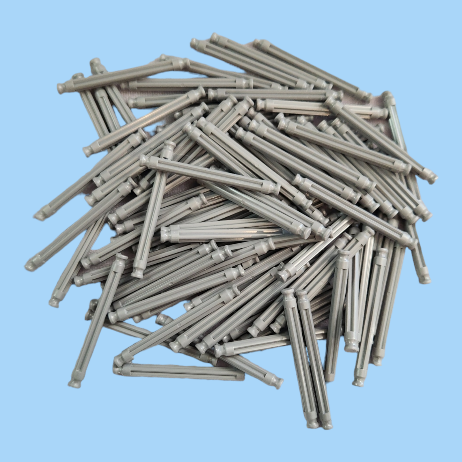 100 Micro K'nex Replacement Parts Gray Rod 40 mm | eBay
