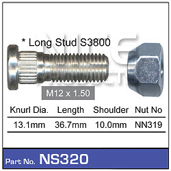 NICE PRODUCTS Stud & Nut NS320 NS320 | eBay Australia