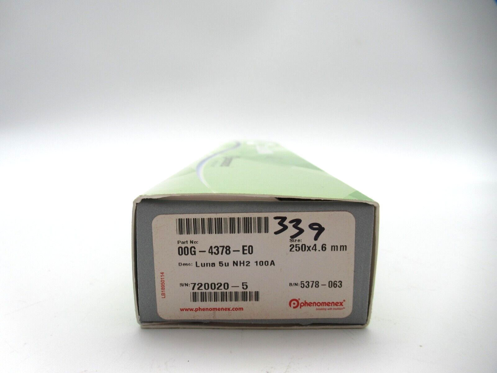 Phenomenex Luna 5 µm NH2 100 Å LC Column 250 .6 mm Part No 00G-4378-E0 ...