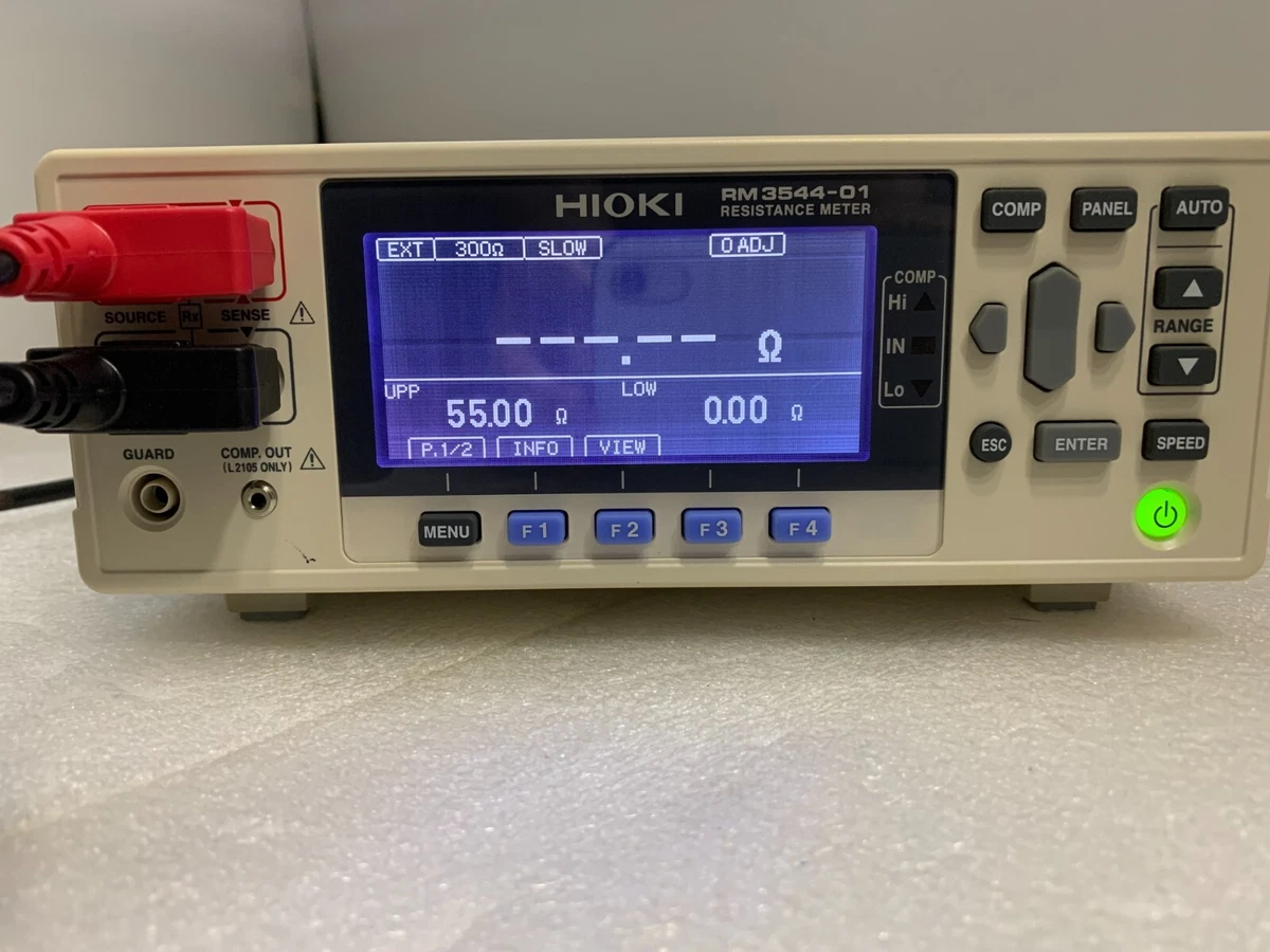 HIOKI RM3544-01 RESISTANCE METER, 52% OFF | www.pinnaxis.com