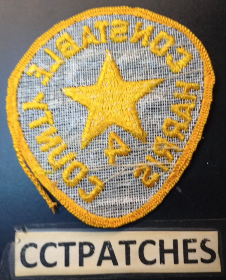 HARRIS COUNTY, TEXAS CONSTABLE 4 (SMALL) SHOULDER PATCH TX | eBay