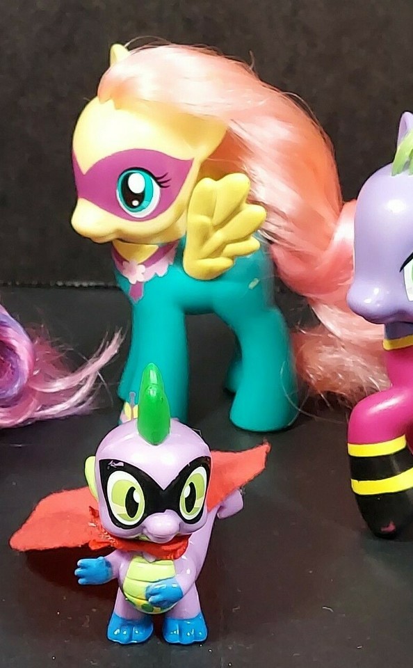 My Little Pony Figures Superhero Pony Twilight, Fluttershy, spike, Mane ...