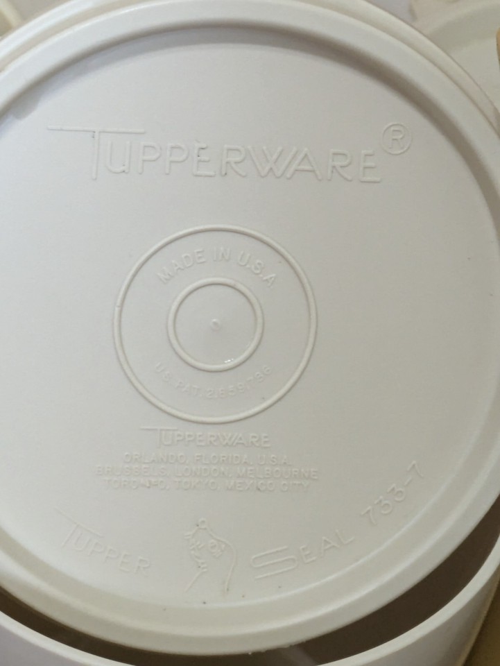 Vintage Tupperware 3 Compartment Condimet Caddy & Dressing Pitcher ...