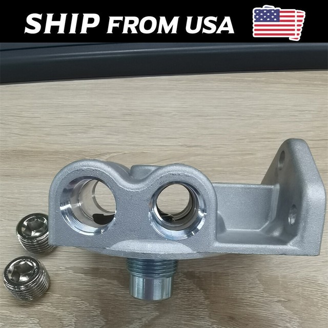 NAPA 4770 / WIX 24770 fuel filter remote mounting base CAT 1R-0750 1R ...