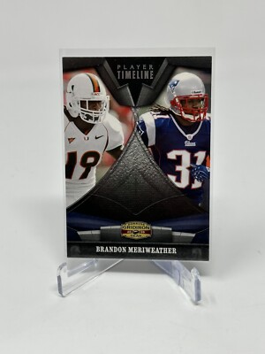 2008 Donruss Football Brandon Meriweather Player Timeline Card #4 #160/ ...