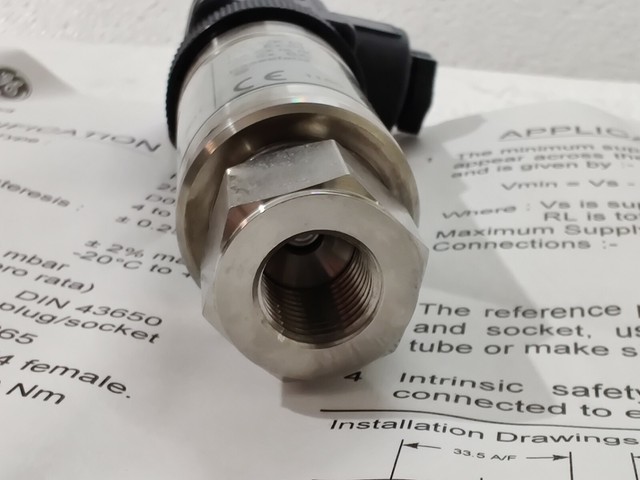 GE Druck PTX1400 Range 25 Bar G Industrial Pressure Transmitter for ...