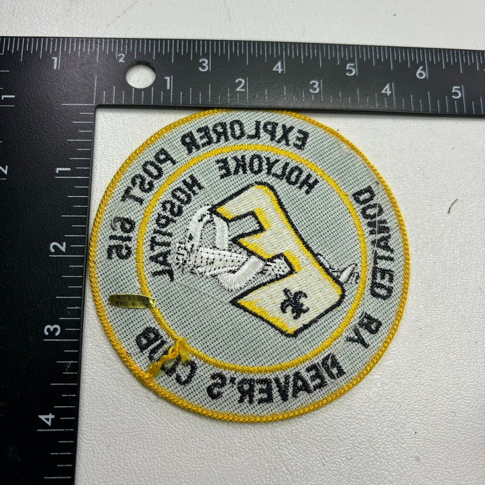 Medical Patch EXPLORER POST 615 HOLYOKE HOSPITAL BEAVERS CLUB EXPLORER ...