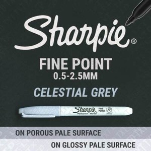 1 x Sharpie CELESTIAL GREY Fine Point Permanent Marker | eBay