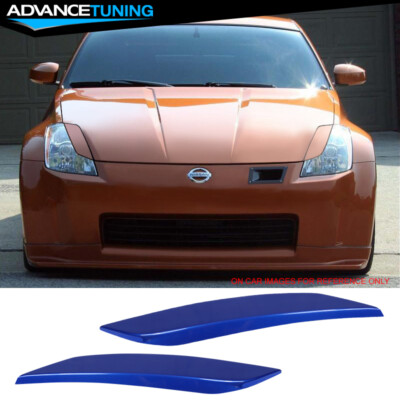 Fits 03-09 Nissan 350Z Headlight Eyelid Eyebrow Painted #B17 Daytona ...