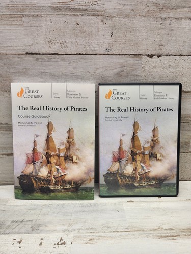 THE GREAT COURSES DVD THE REAL HISTORY OF PIRATES 4 DVD DISC SET WITH ...