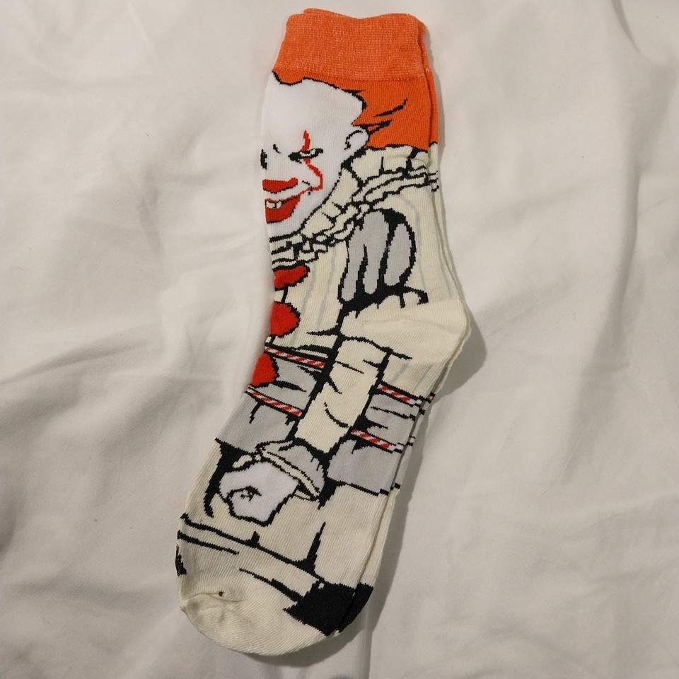 IT Pennywise horror movie, it clown, Stephen King, 1PR, 360 socks 1 ...