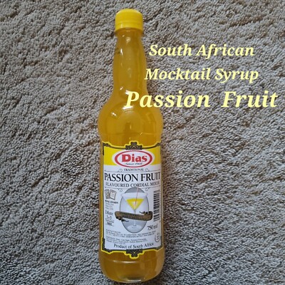 South African Mocktail Syrup Passion Fruit 750ml | eBay UK