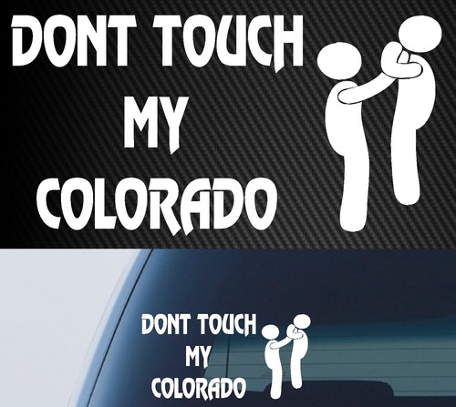 COLORADO rg rc 4x4 duco glass funny DECAL sticker | eBay Australia