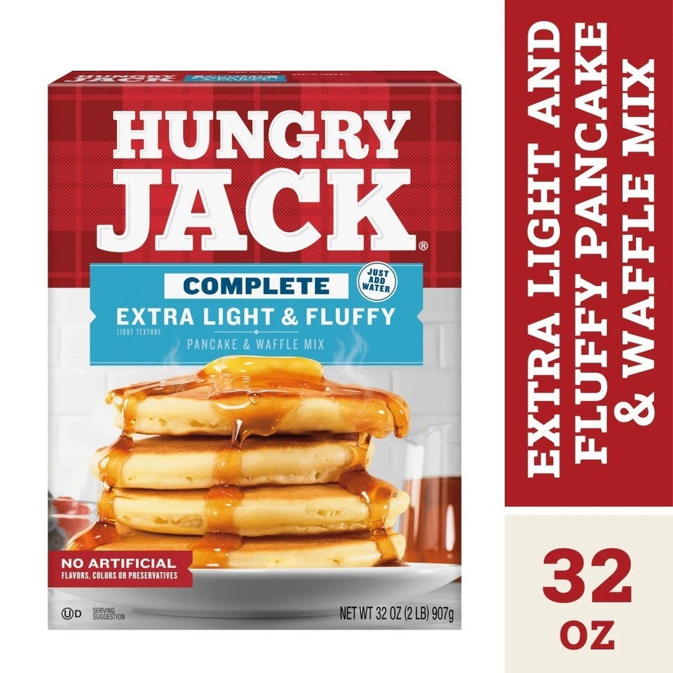 Extra Light and Fluffy Pancake and Waffle Mix 32 oz Box 6 Pack Bulk ...