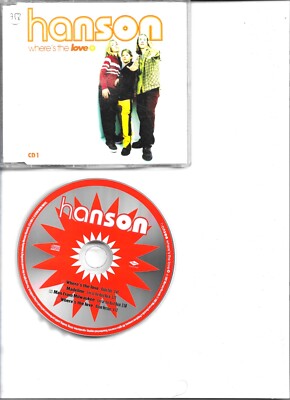 HANSON RARE MAXI CD UK WHERE S THE LOVE | eBay