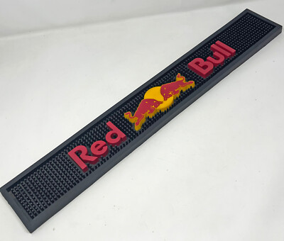 Red Bull Bar Mat 24" Drip Mat Used Rubber | eBay